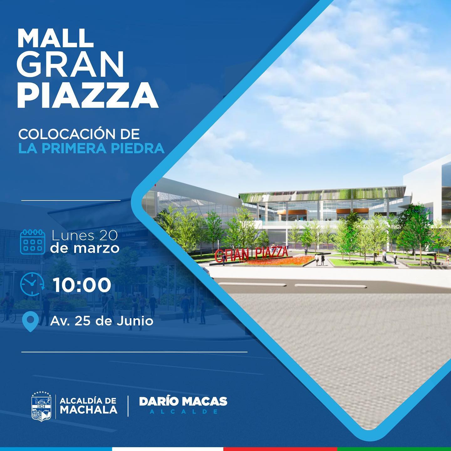 NUEVO PROYECTO EN MACHALA – Alcaldía de Machala
